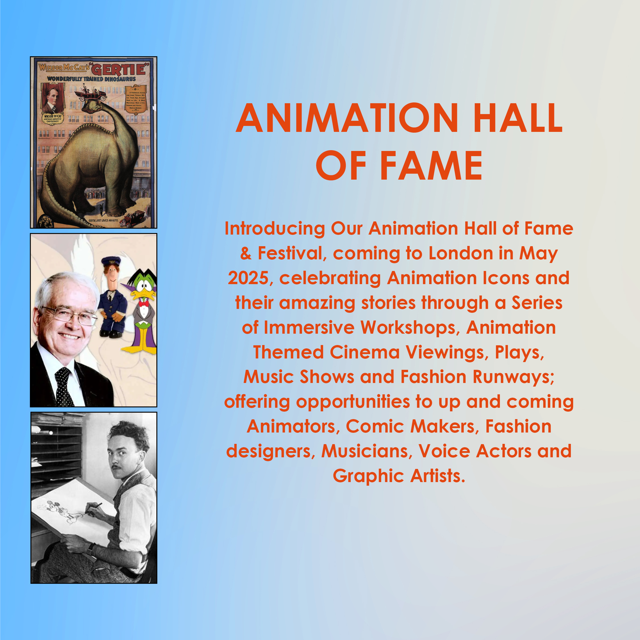 THE ANIMATION HALL OF FAME & FESTIVAL – No Monopoly Geniuses